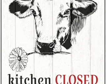 Kitchen Closed Sign | Etsy