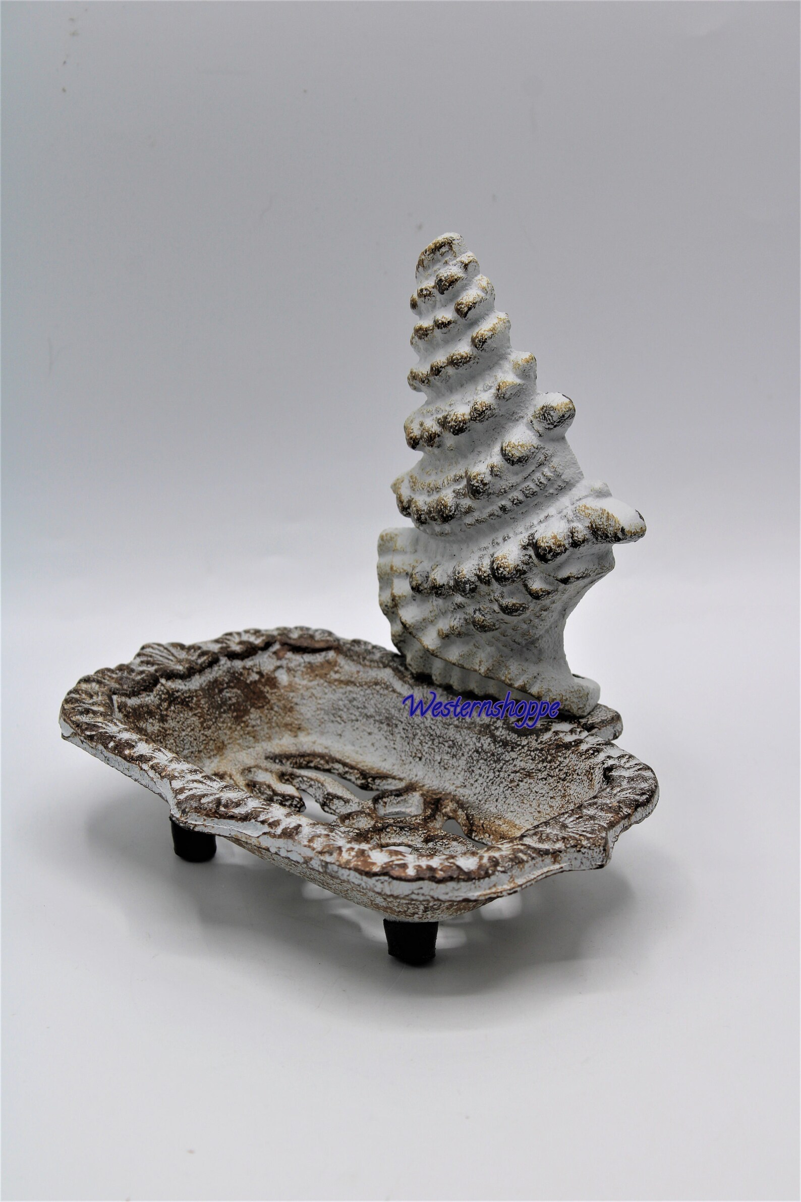 Seashell Conch Soap Dish Cast Iron Coastal Sea Ocean Room | Etsy