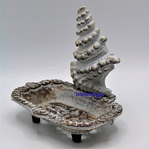 Seashell Conch Soap Dish Cast Iron Coastal Sea Ocean Room - Etsy