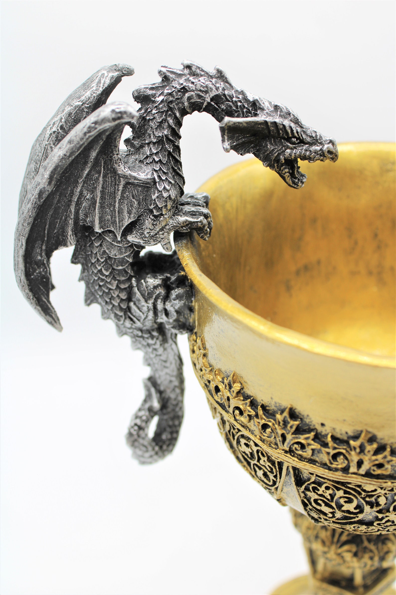 Dragon Figures King Arthur Pendragon Dual Dragon Handles - Etsy
