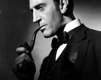 Sherlock Holmes Basil Rathbone Studio Photo Poster Framing Print ...