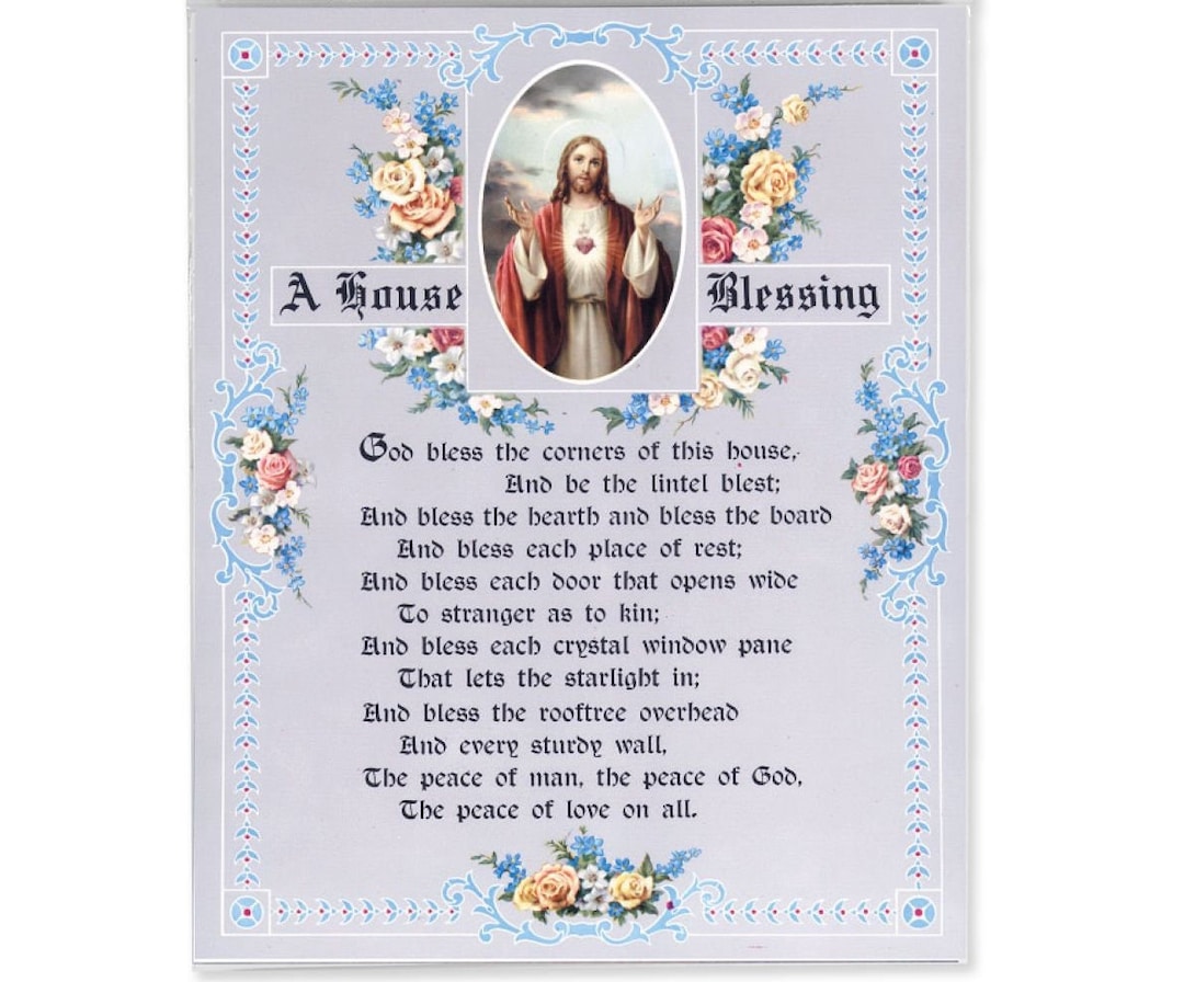 Jesus House Blessing Fratelli Bonella Framing Print Religious Gifts ...