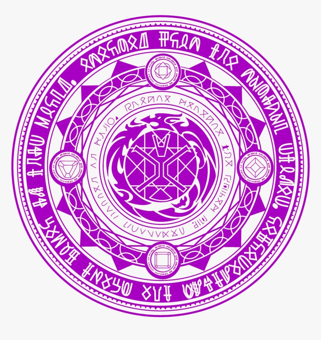 Alchemy Magic Spells Circle Poster Framing Print Wiccan Wall Decor - Etsy