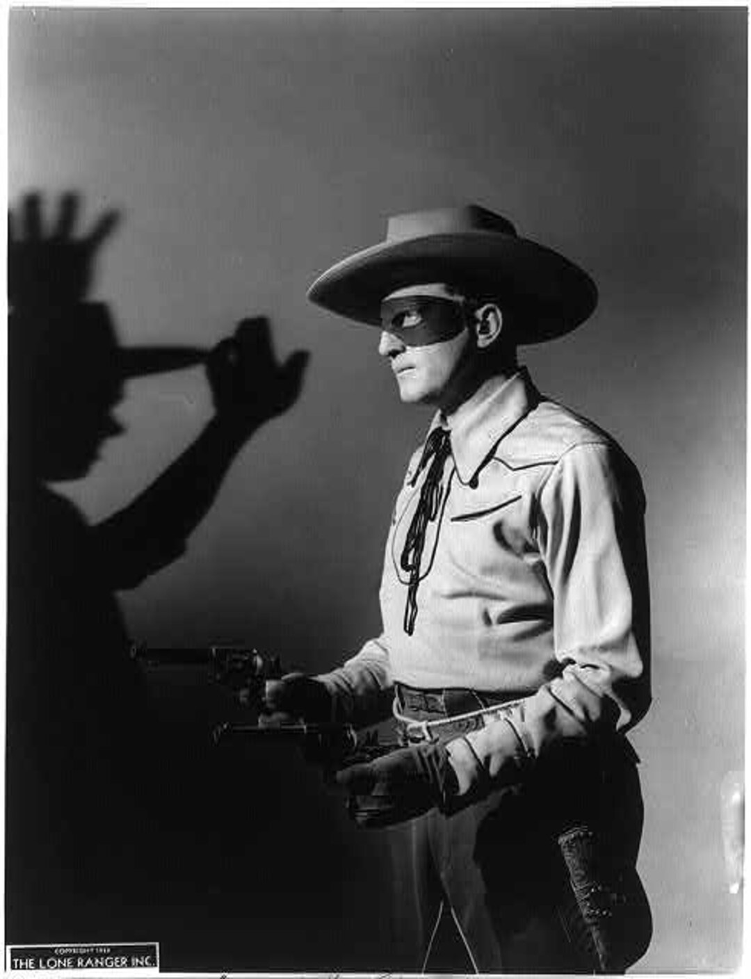 Lone Ranger Brace Beemer Serial Photo Framing Print Vintage Movie ...