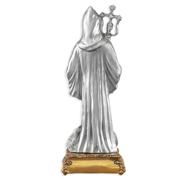 Pewter Saint Benedict Statue 4.5 Catholic Saints - Etsy Pewter Saint Benedict Statue 4.5 Catholic Saints - Etsy