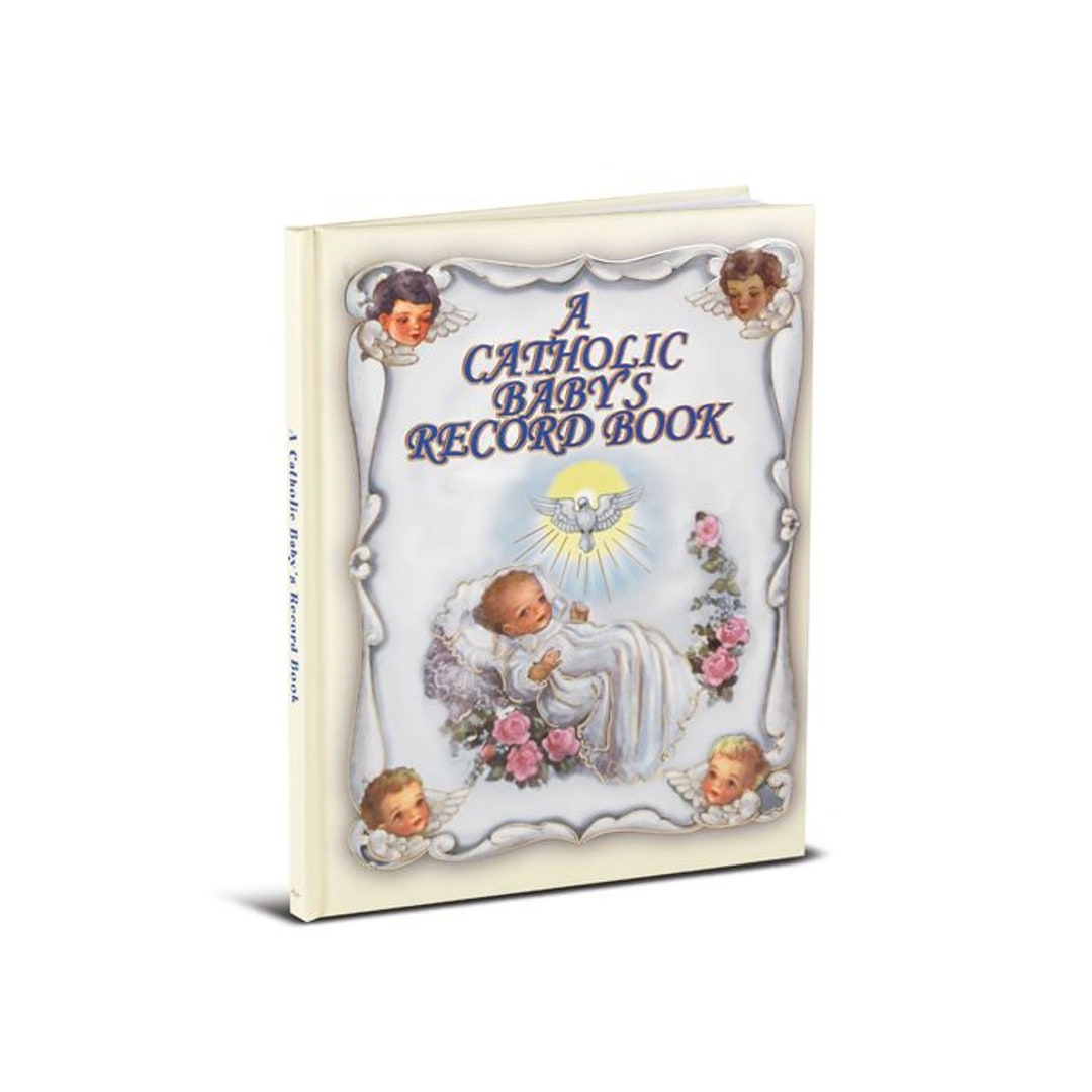 A Catholic Baby's Record Book Timeless Keepsake 8x10 Catholic Gifts - Etsy