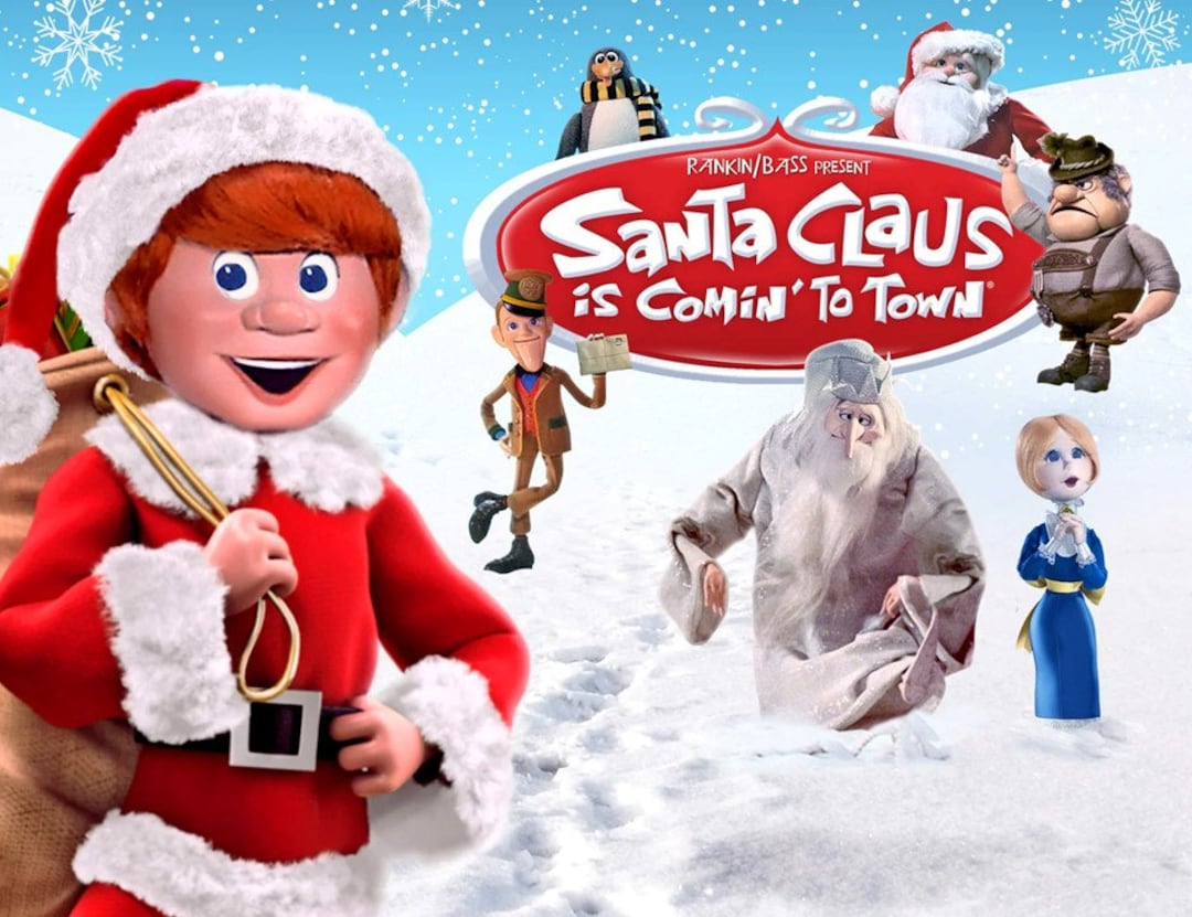 Santa Claus is Coming to Town Movie Poster Print Holiday Movie Wall ...