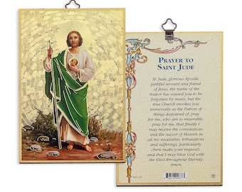 St Jude Prayer Card - Etsy