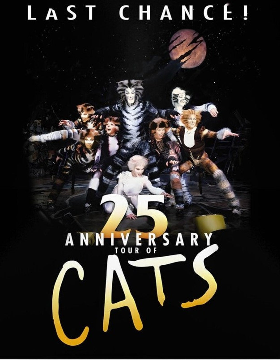 Musical Theater Cats Broadway Poster Framing Print Movie Decor Mancave ...