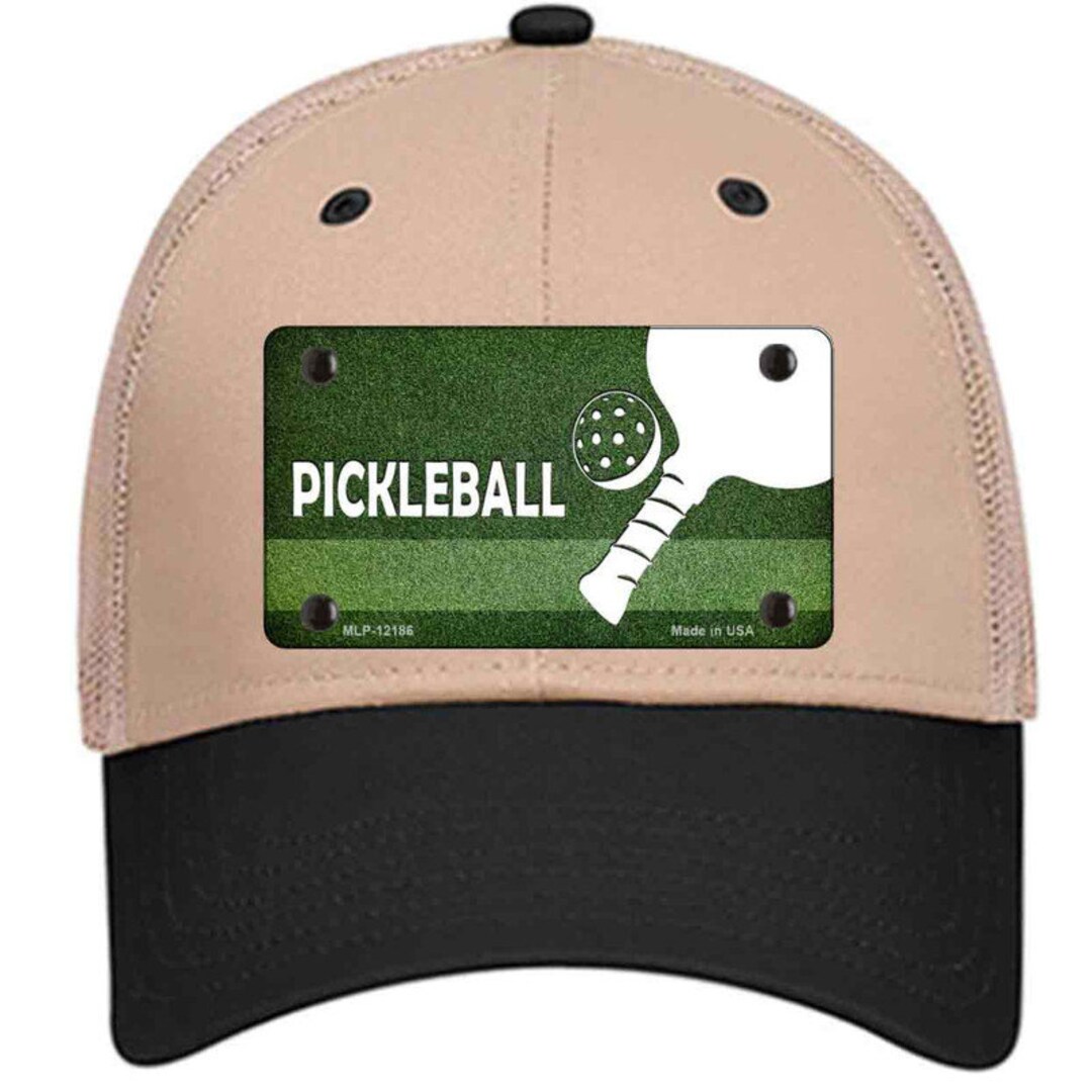Pickleball Novelty License Plate Hat and Cap Removable Patch - Etsy