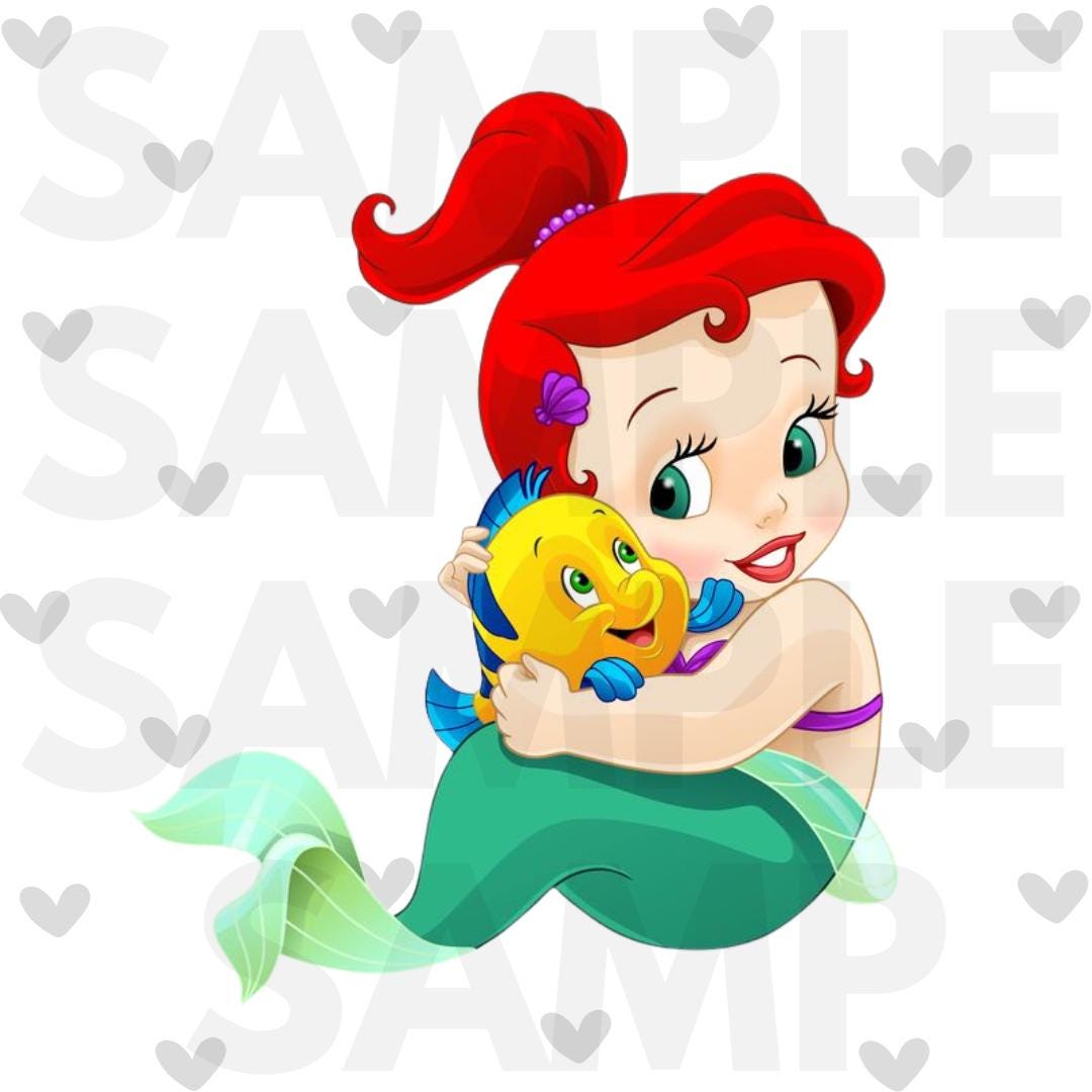 Princess Birthday, Cute Baby Princess, Ariel, Baby Ariel Png,cute Baby ...