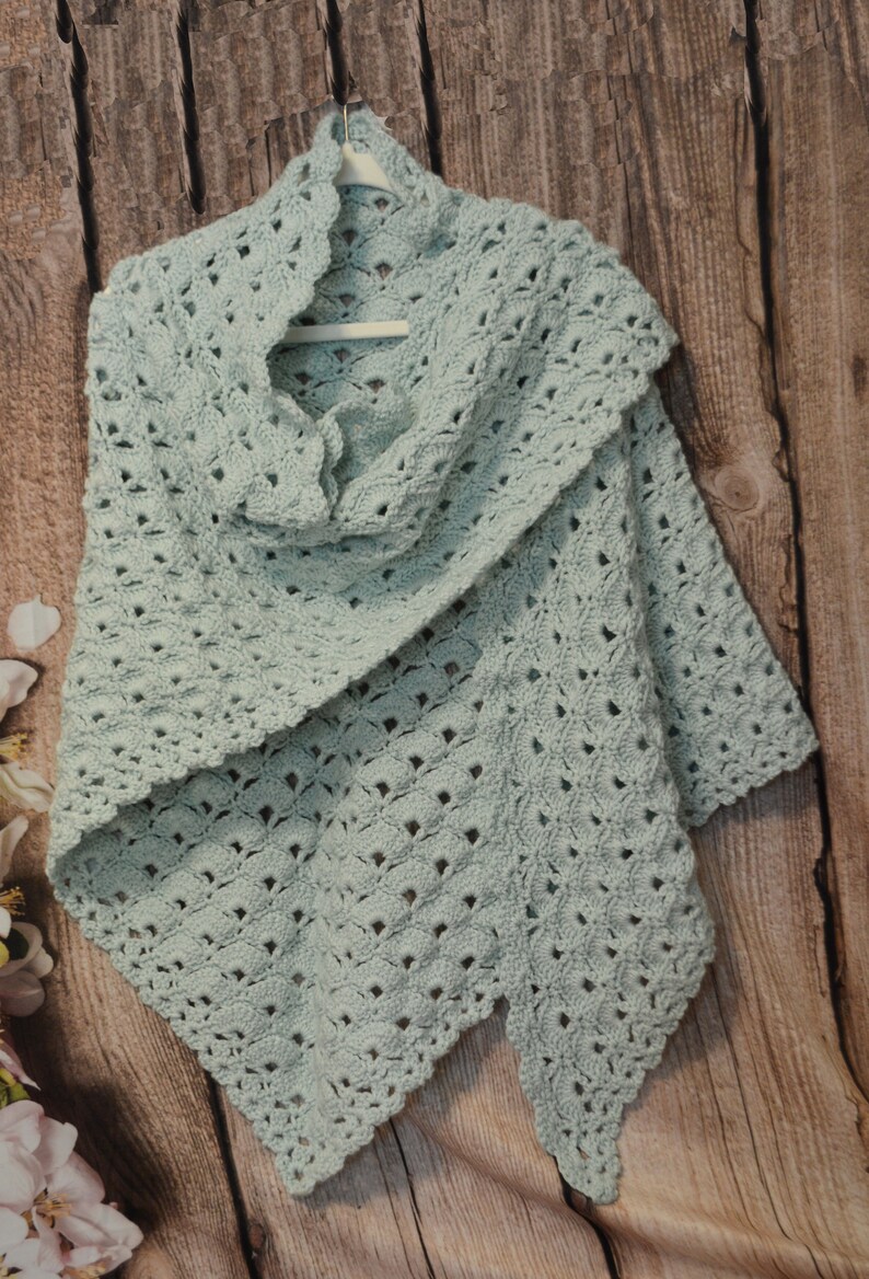 Crochet Shawls and Wraps Warm Shawl, Soft, Rectangle, Triangle, Winter ...