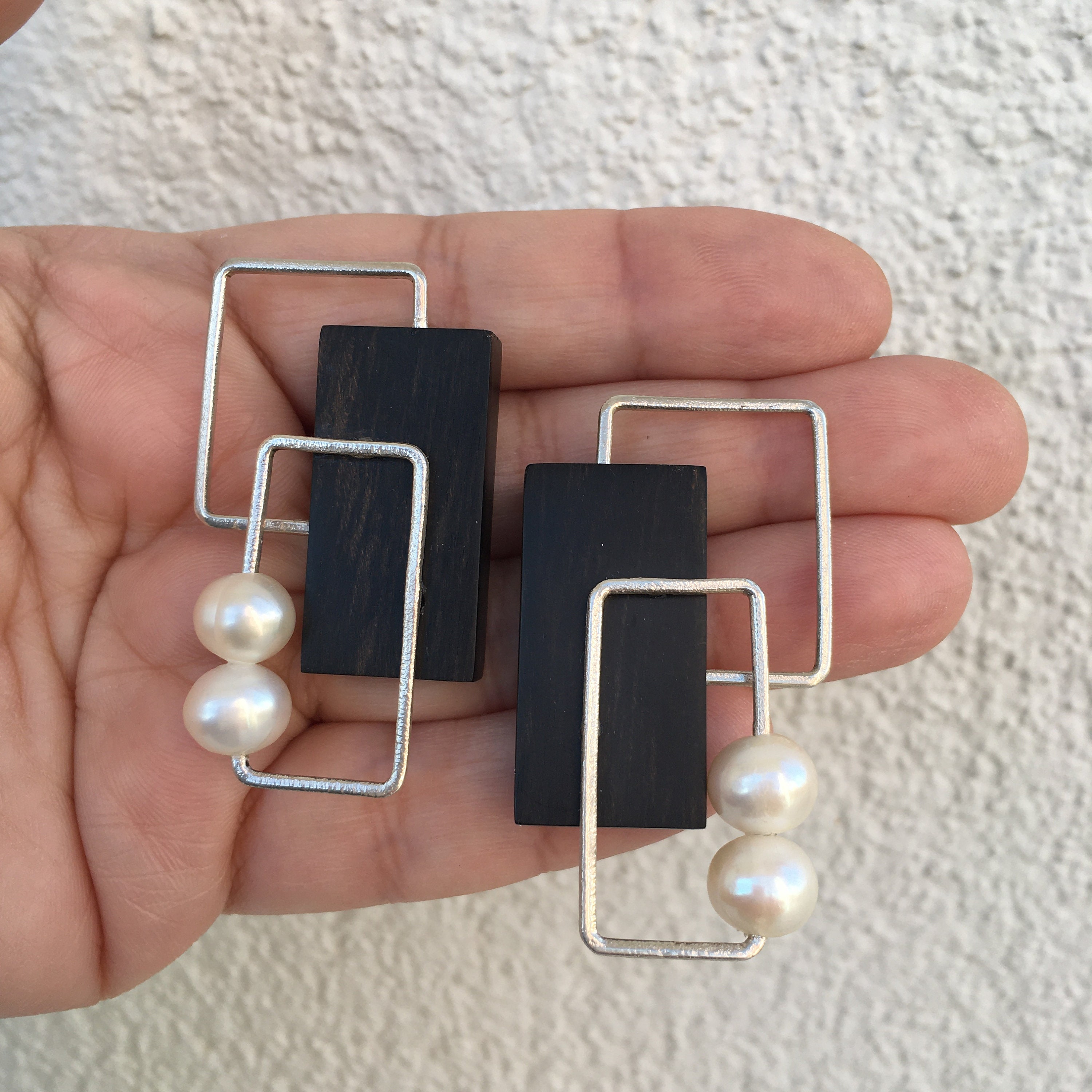 Modern Jewelry Set, Contemporary Pearl Jewelry, Accessory for Women ...