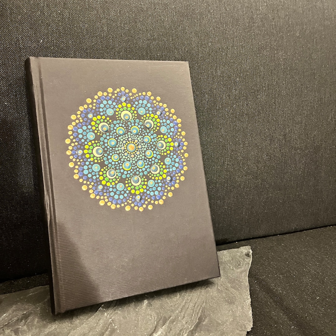 Mandala Notebook Gift With Dot Painting Dot Art Book - Etsy