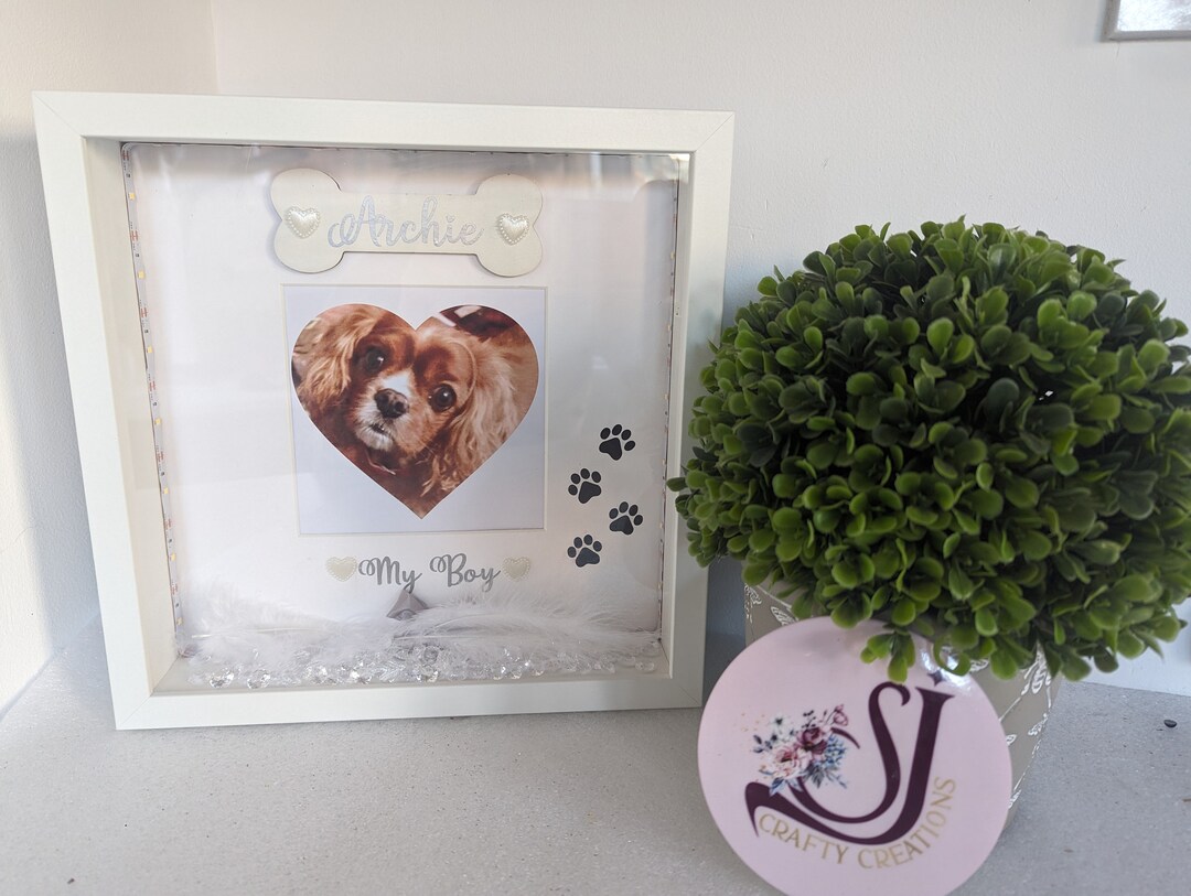 Personalised Box Frames, Memorial Frames, Dogs, Pets, Remember, Gift ...