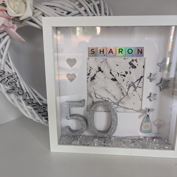 Personalised Box Frame - Make Your Own Box Frame