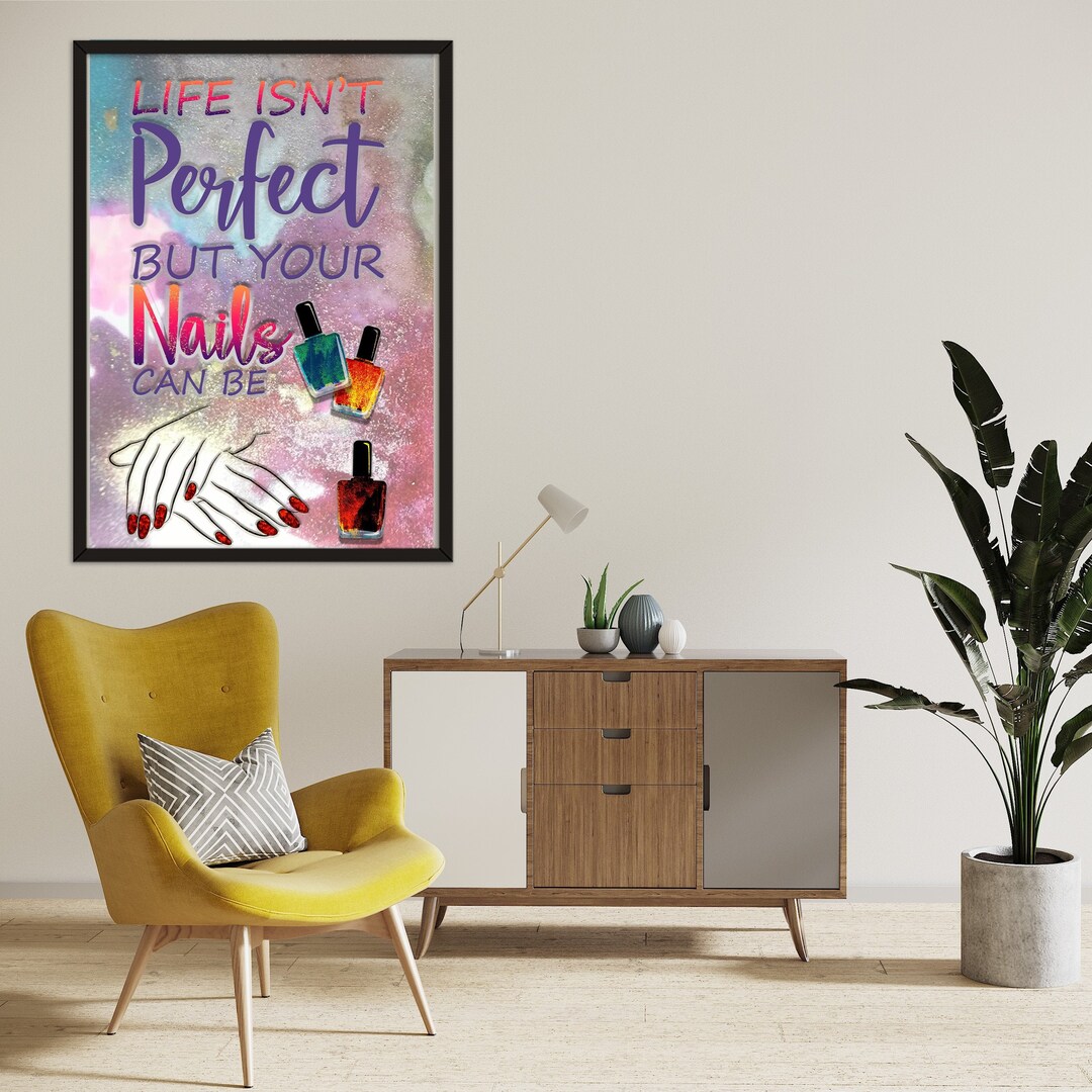Nail Salon Printable, Nail Tech Wall Art, Manicurist Printable Art ...