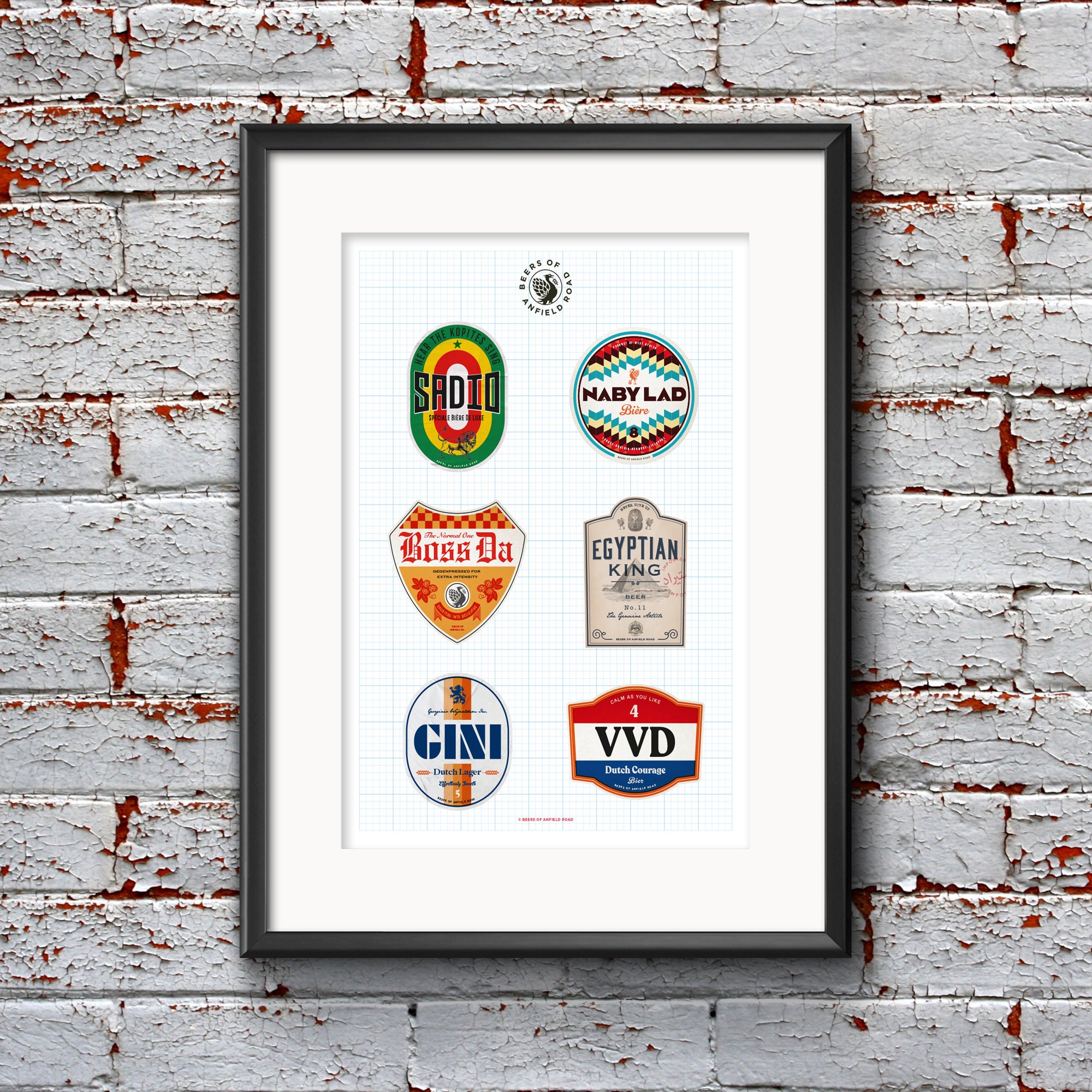 LFC Inspired Beer Label Posters - Etsy