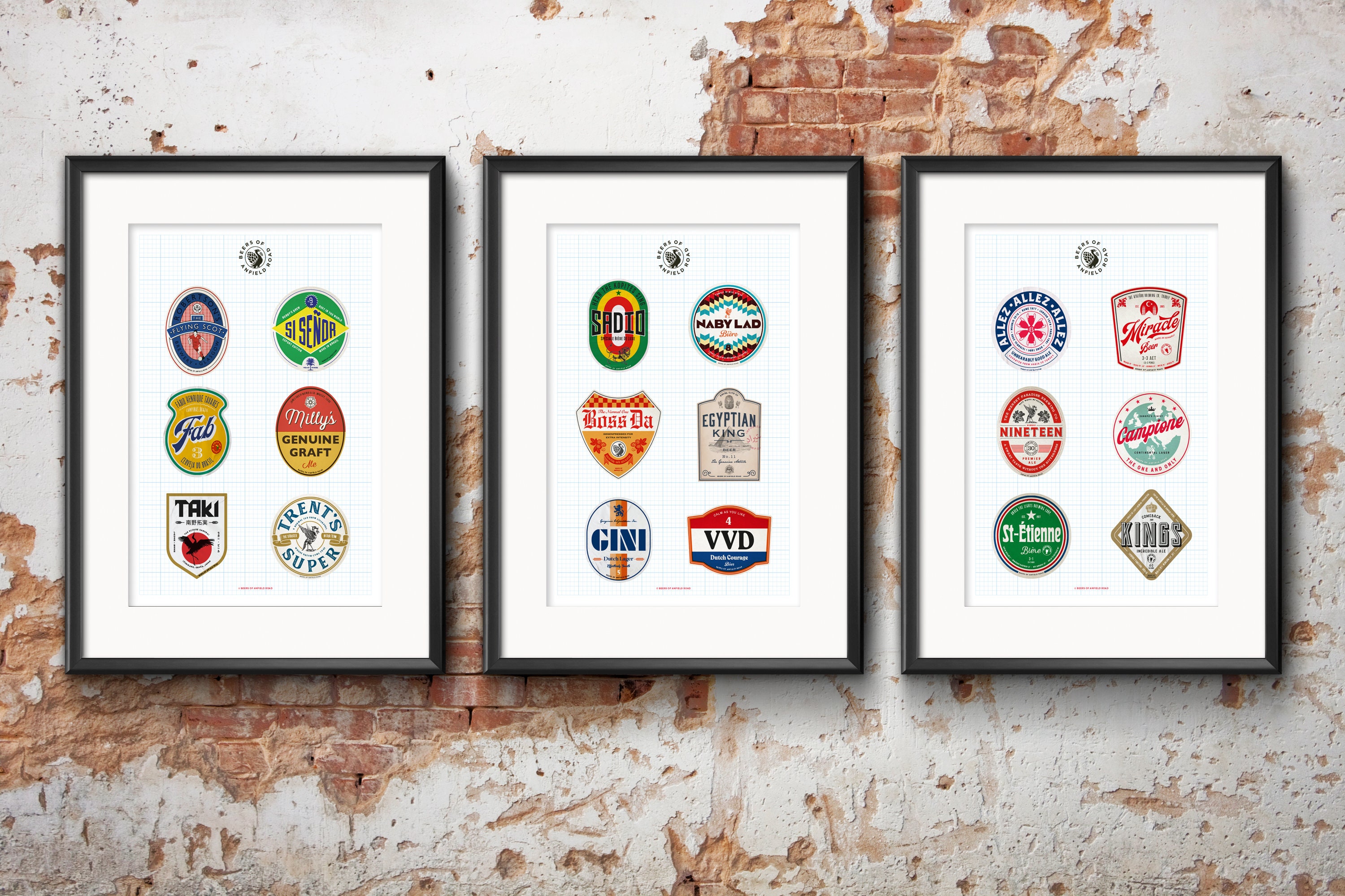 LFC Inspired Beer Label Posters - Etsy