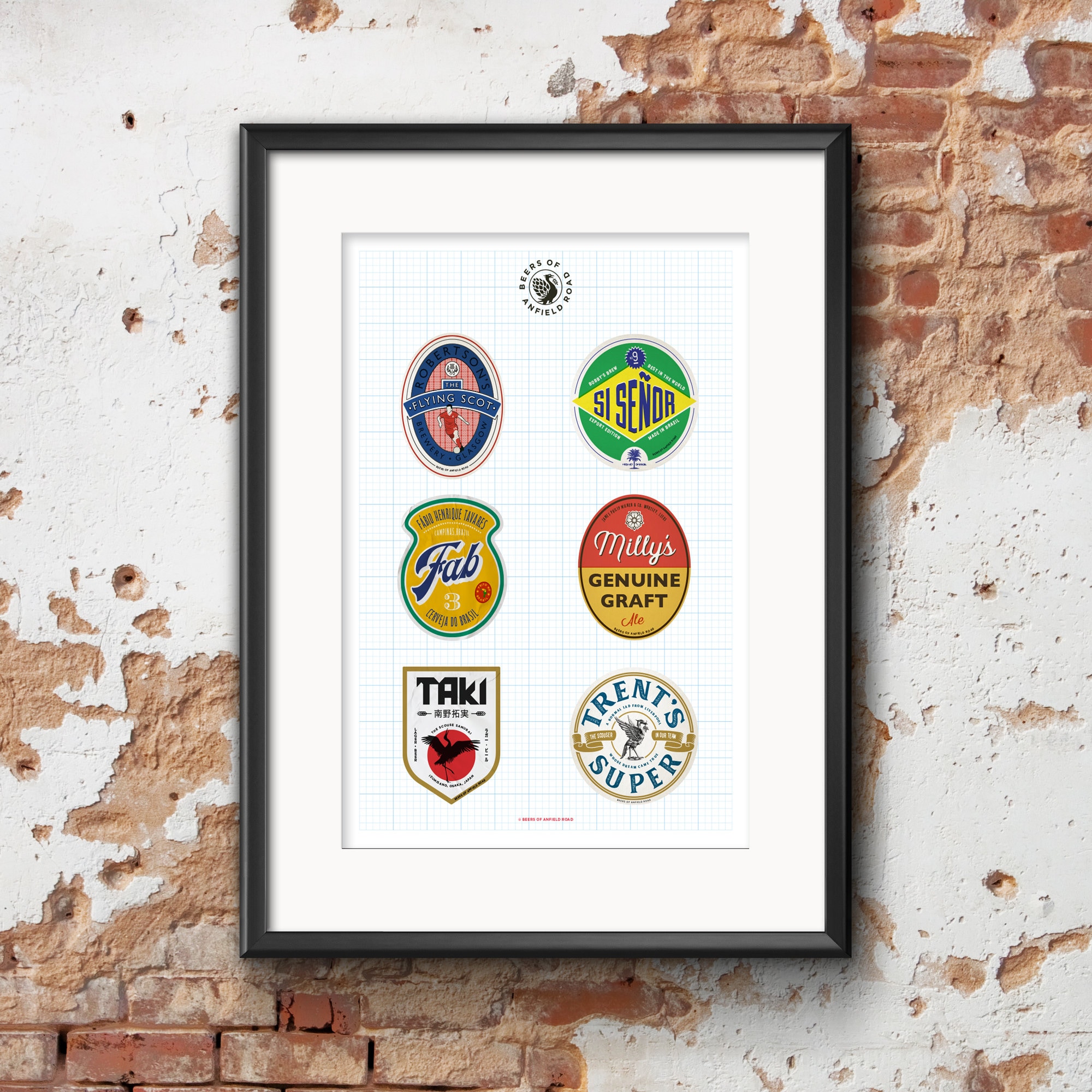 LFC Inspired Beer Label Posters - Etsy
