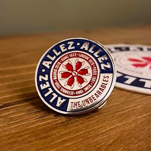 LFC Greetings Card Pin Badge Gift - Allez Allez Allez - Etsy UK