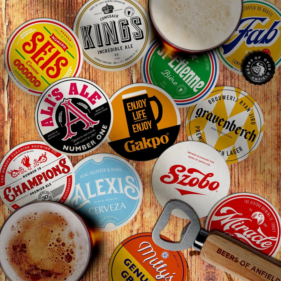 LFC Beermats 2nd Edition X12 - Etsy UK
