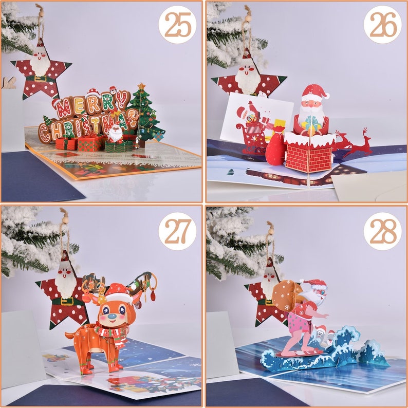 3D Castle Christmas Pop up Card,snowflake Card,paper Christmas Card ...