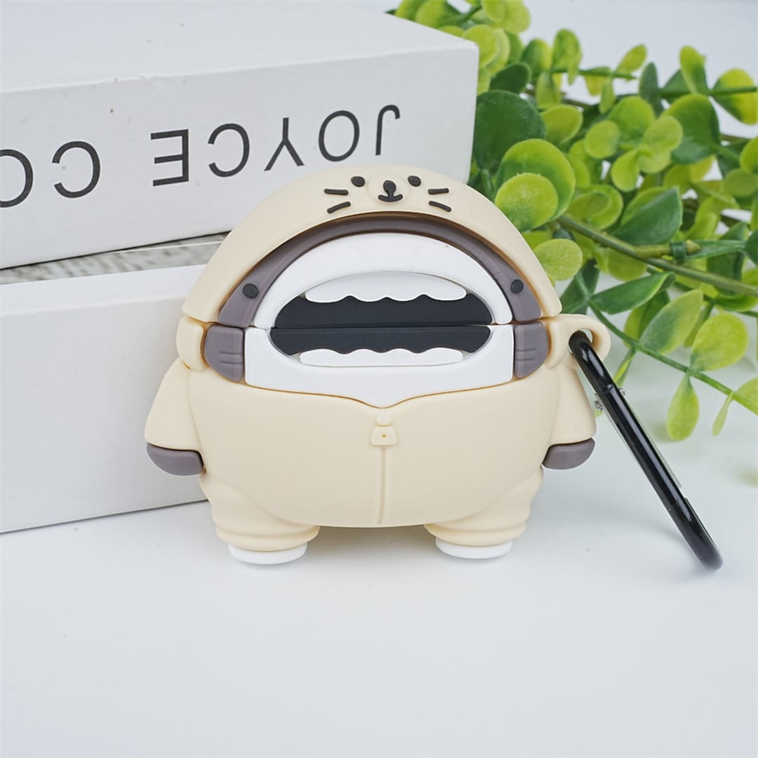 Cute Yellow Shark Airpods Caseanime Airpods 1/2 Caseairpods - Etsy