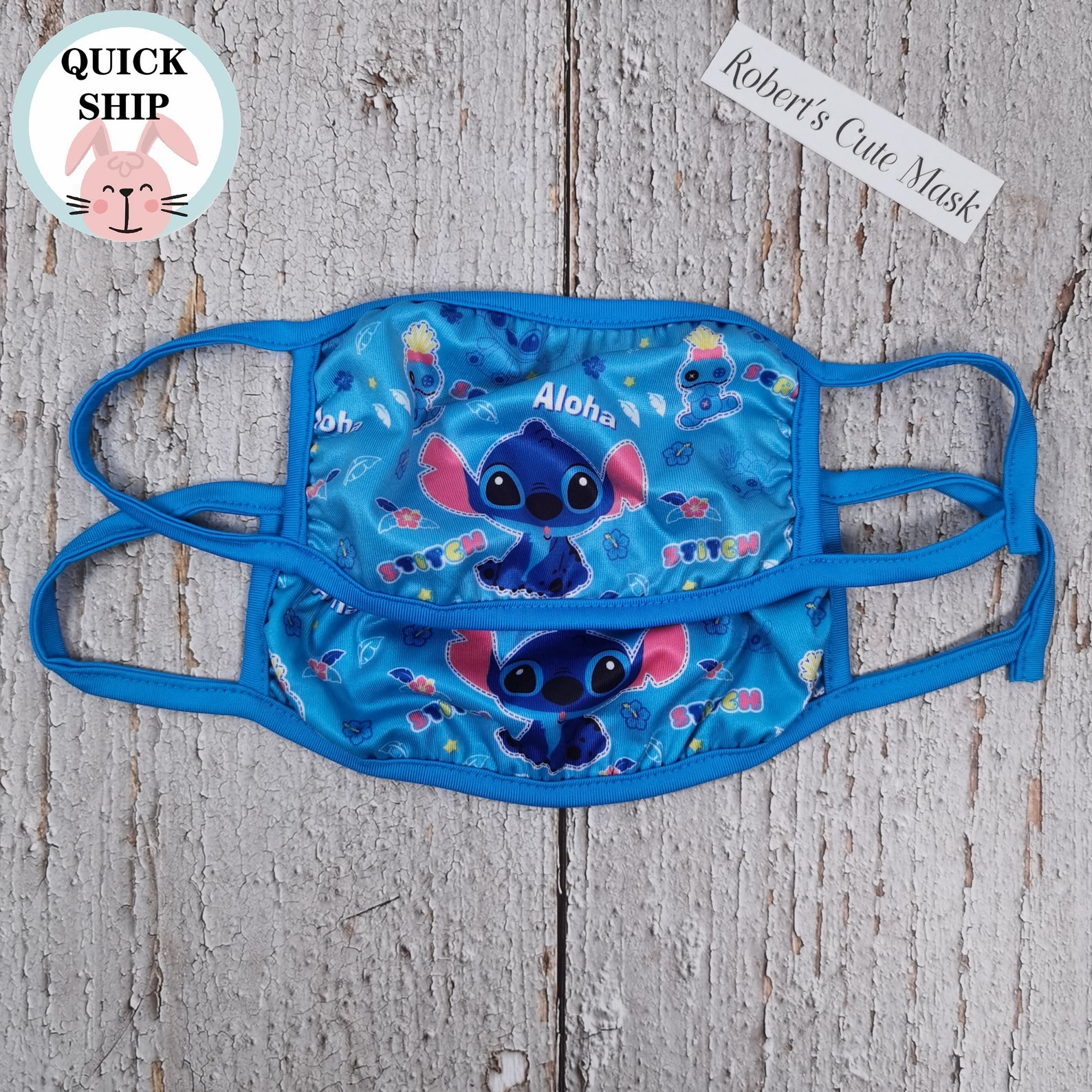 Stitch Mask Family Mask Cute Reusable Masks for Adult/kids - Etsy
