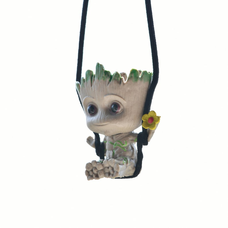 Acrobatic Clown/groot Tree Man Car Ornaments Rearview Mirror - Etsy