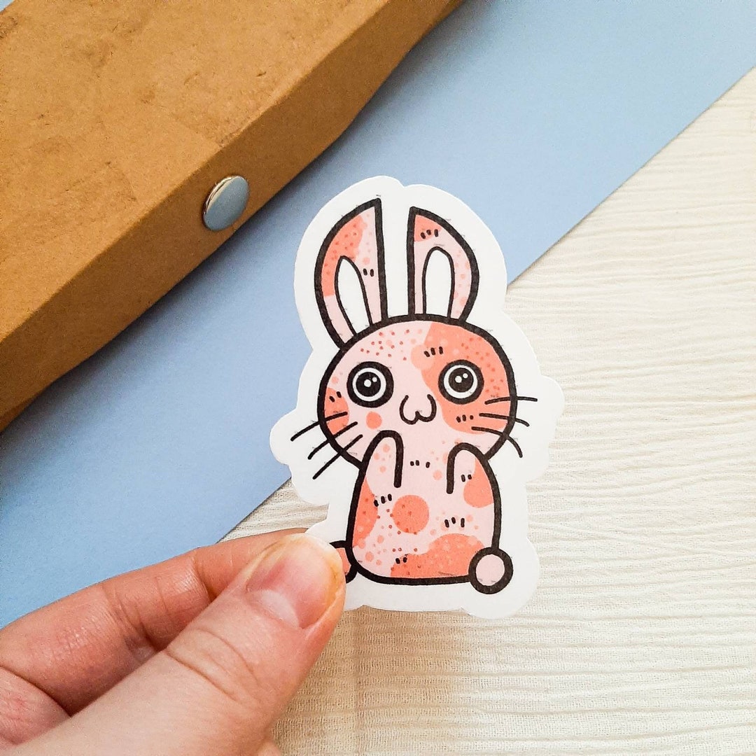 Bunny Stickers for Notebook, Rabbit Gifts for Women, Cute Rodent ...