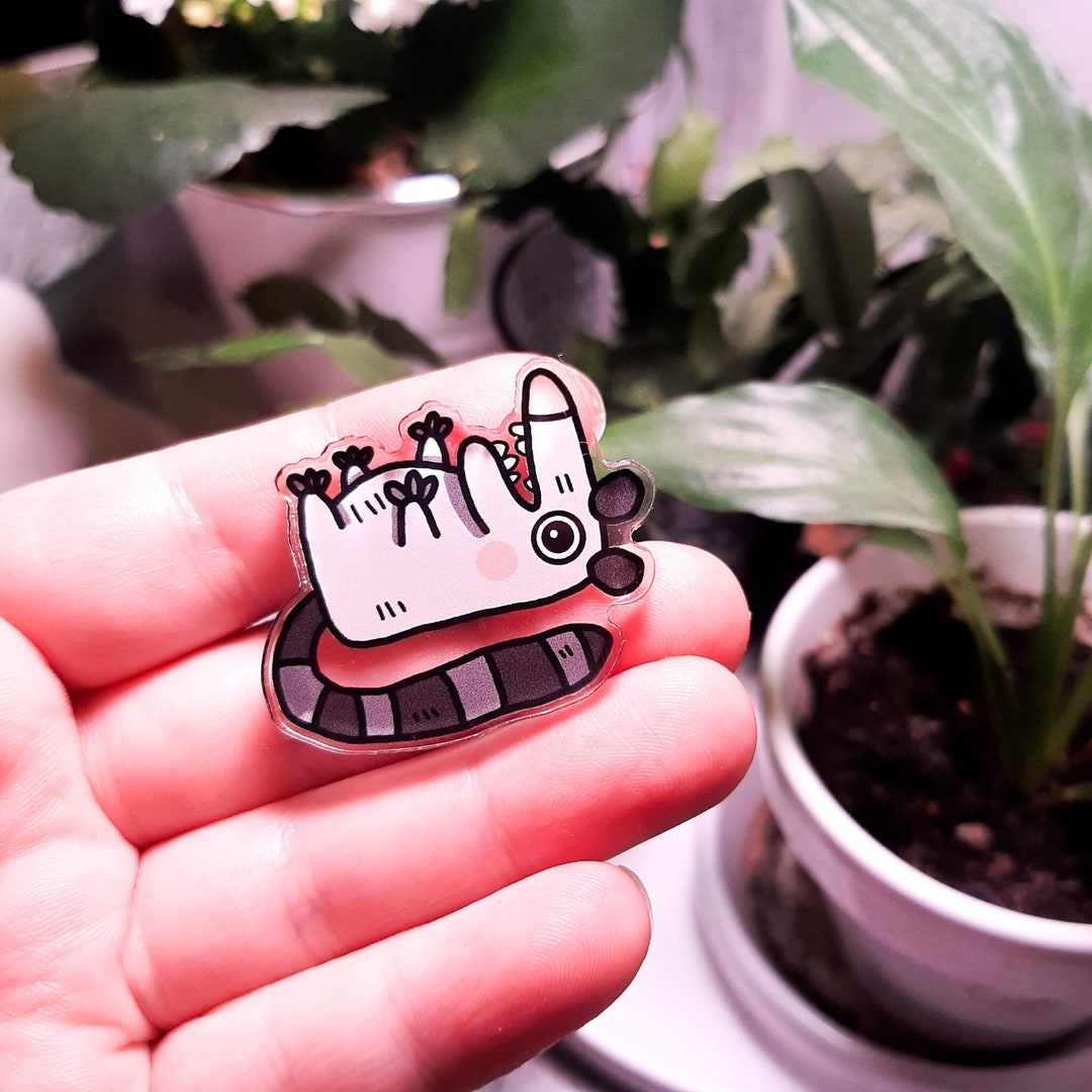 Opossum Pin, Funny Pins for Backpack, Kawaii Accessories, Animal Brooch ...