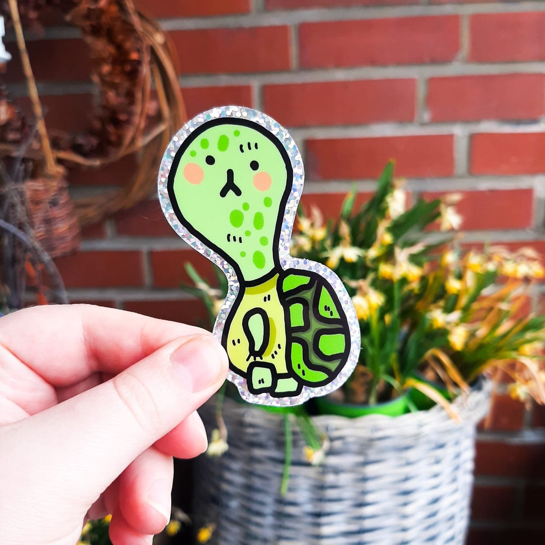 Turtle Sticker for Water Bottle, Tortoise Sticker for Tumbler ...