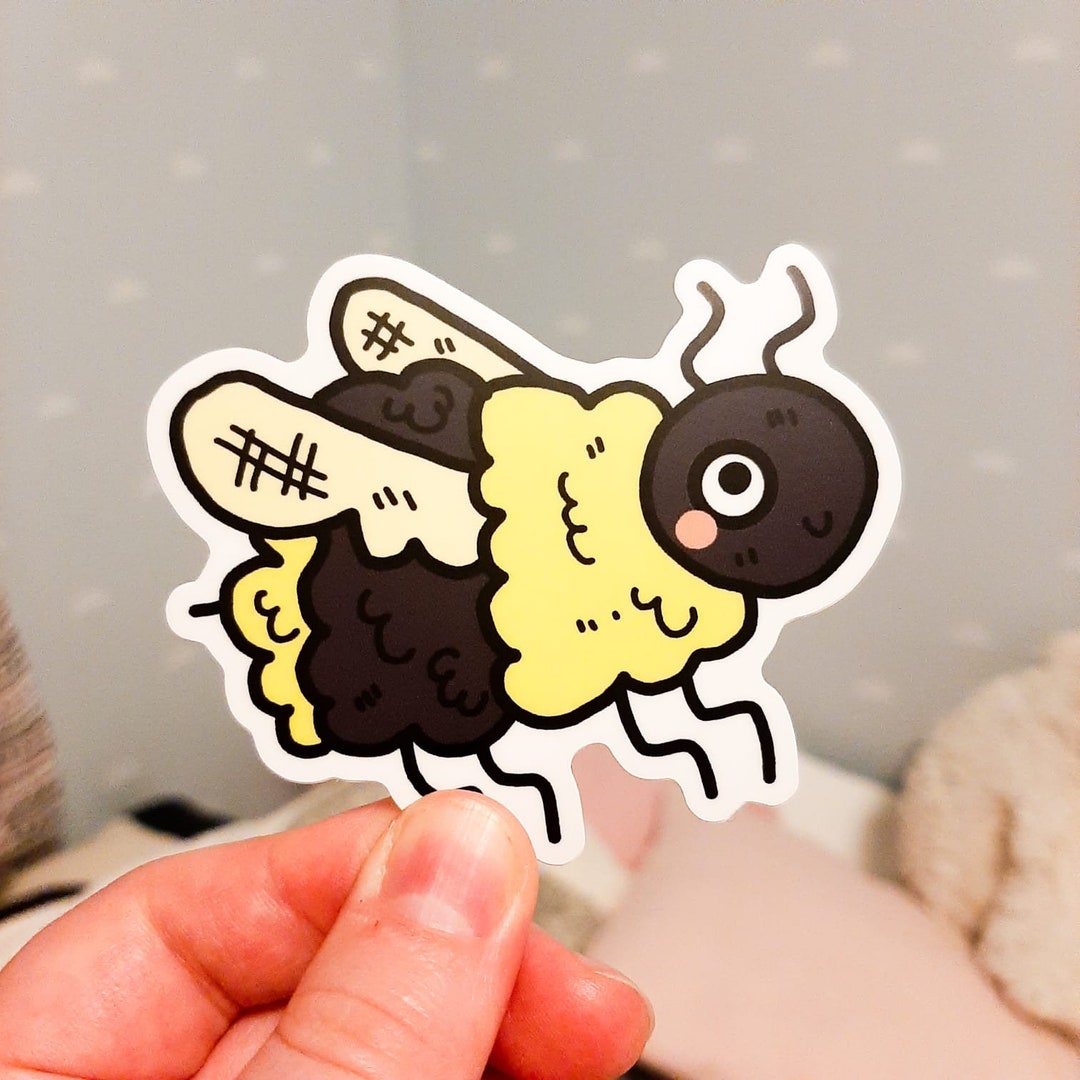 Bee Sticker Waterproof, Bug Gifts for Kids, Unhindged Stickers, Cute ...
