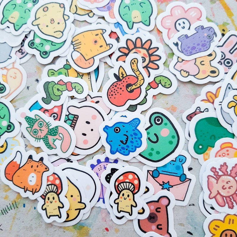Animal Stickers - Etsy