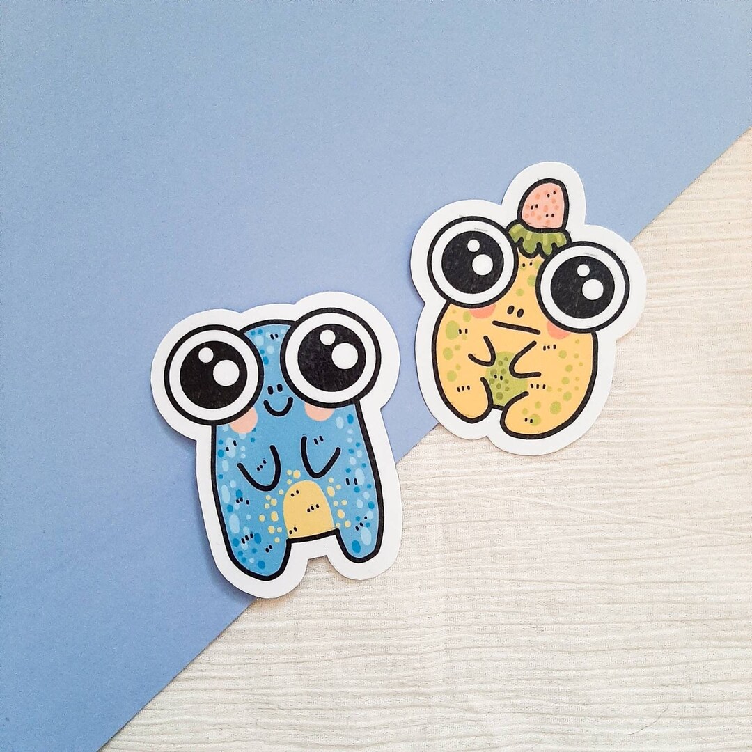 2PCS Frog Sticker Pack, Frog Gifts for Girl, Tween Girl Gift, Animal ...