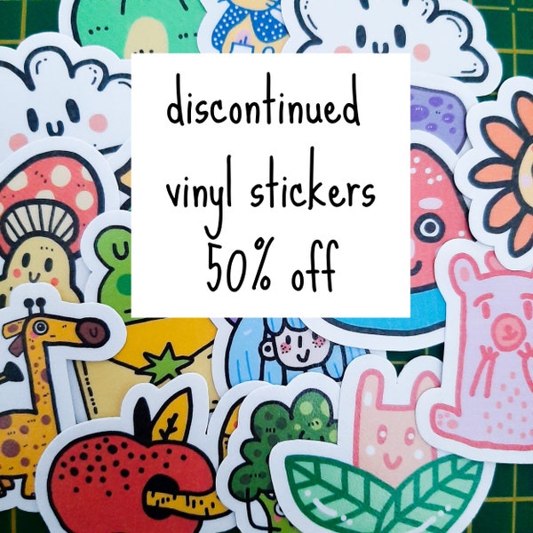 Discontinued Stickers - Etsy