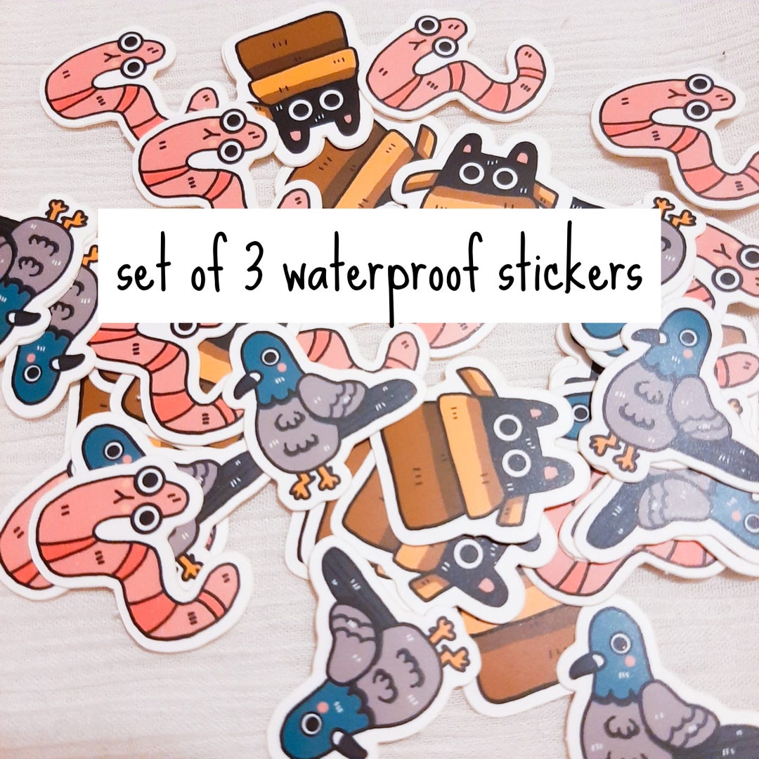 Cute Small Stickers for Water Bottle, Mini Stickers Vinyl, Tiny ...