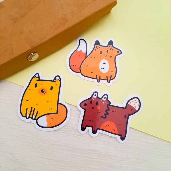 Anime Fox Stickers - Etsy