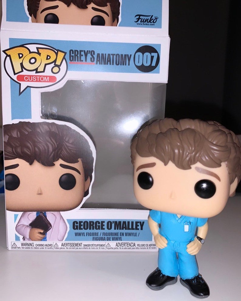 George Omalley Greys Anatomy Custom Funko Pop | Etsy