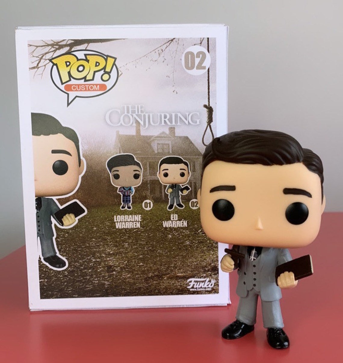 Ed Warren the Conjuring Custom Funko Pop - Etsy