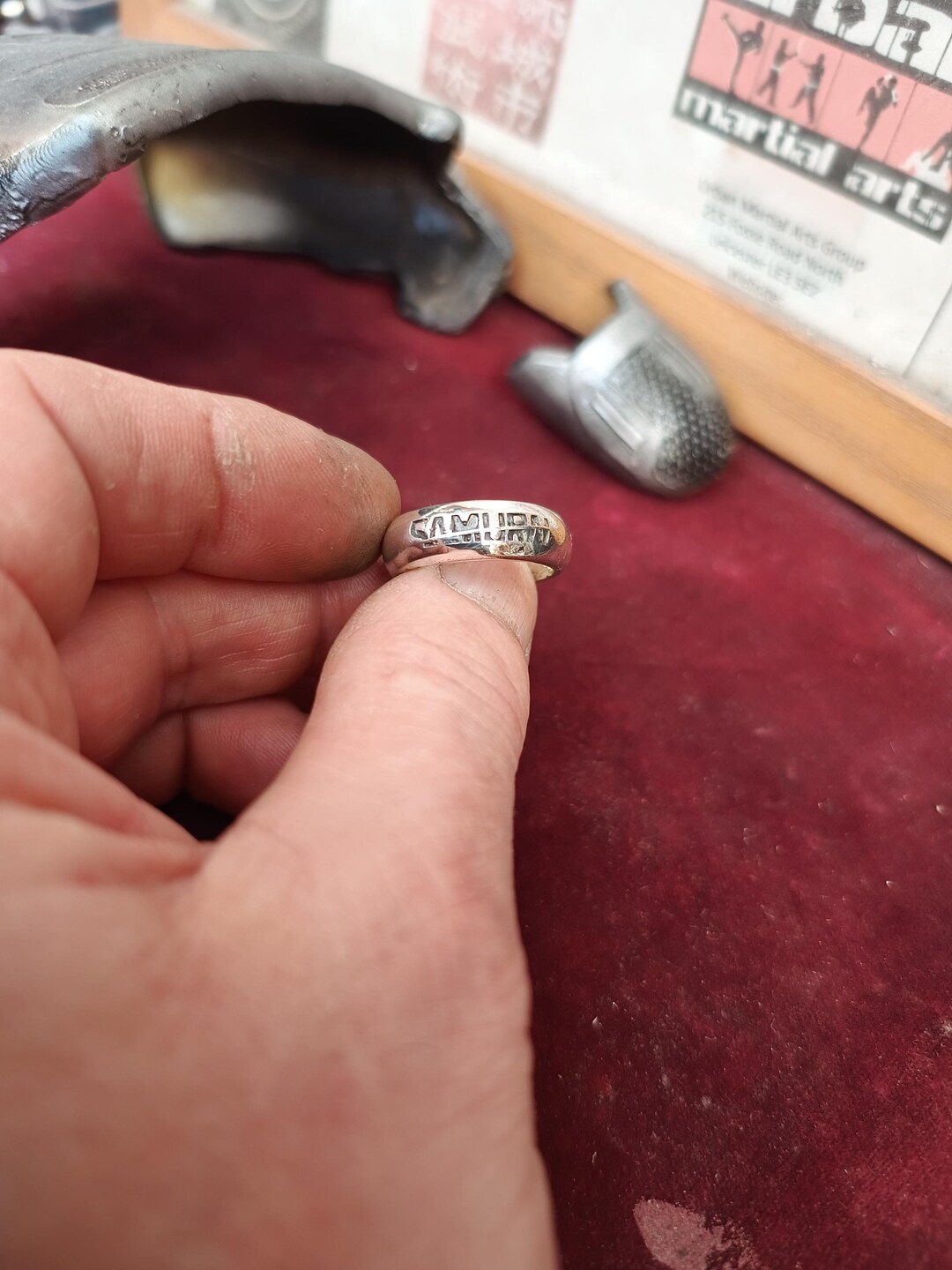 Cyberpunk Silverhand STYLED Index Finger Silver Band - Etsy