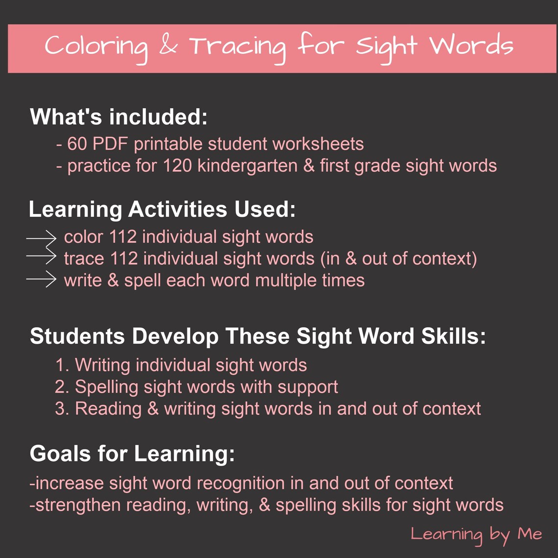 60 Printable Sight Word Worksheets Color Trace 120 Sight Etsy 60-printable-sight-word-worksheets-color-trace-120-sight-etsy