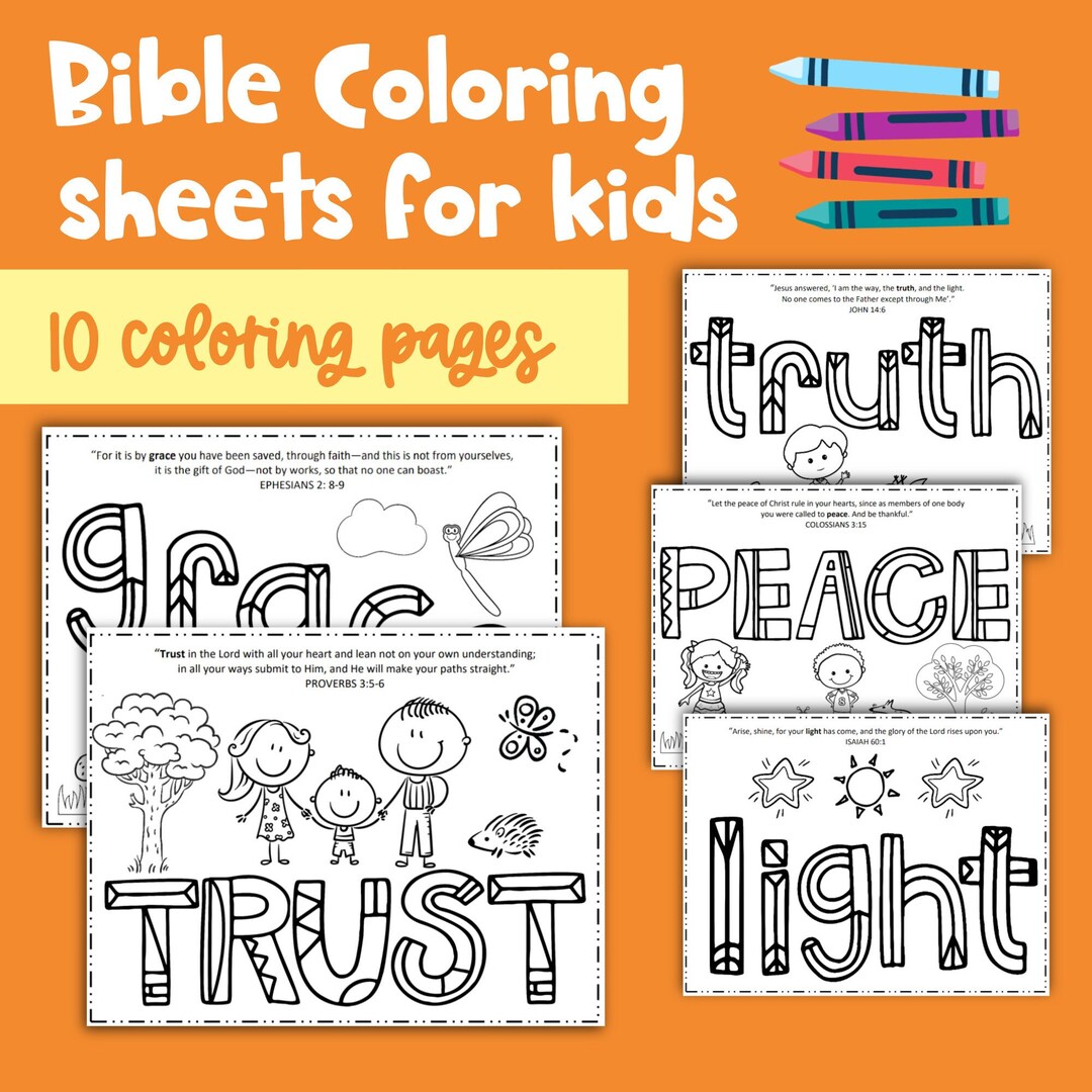 Bible Coloring Pages - Kids' Bible Activities - Bible Printables for ...