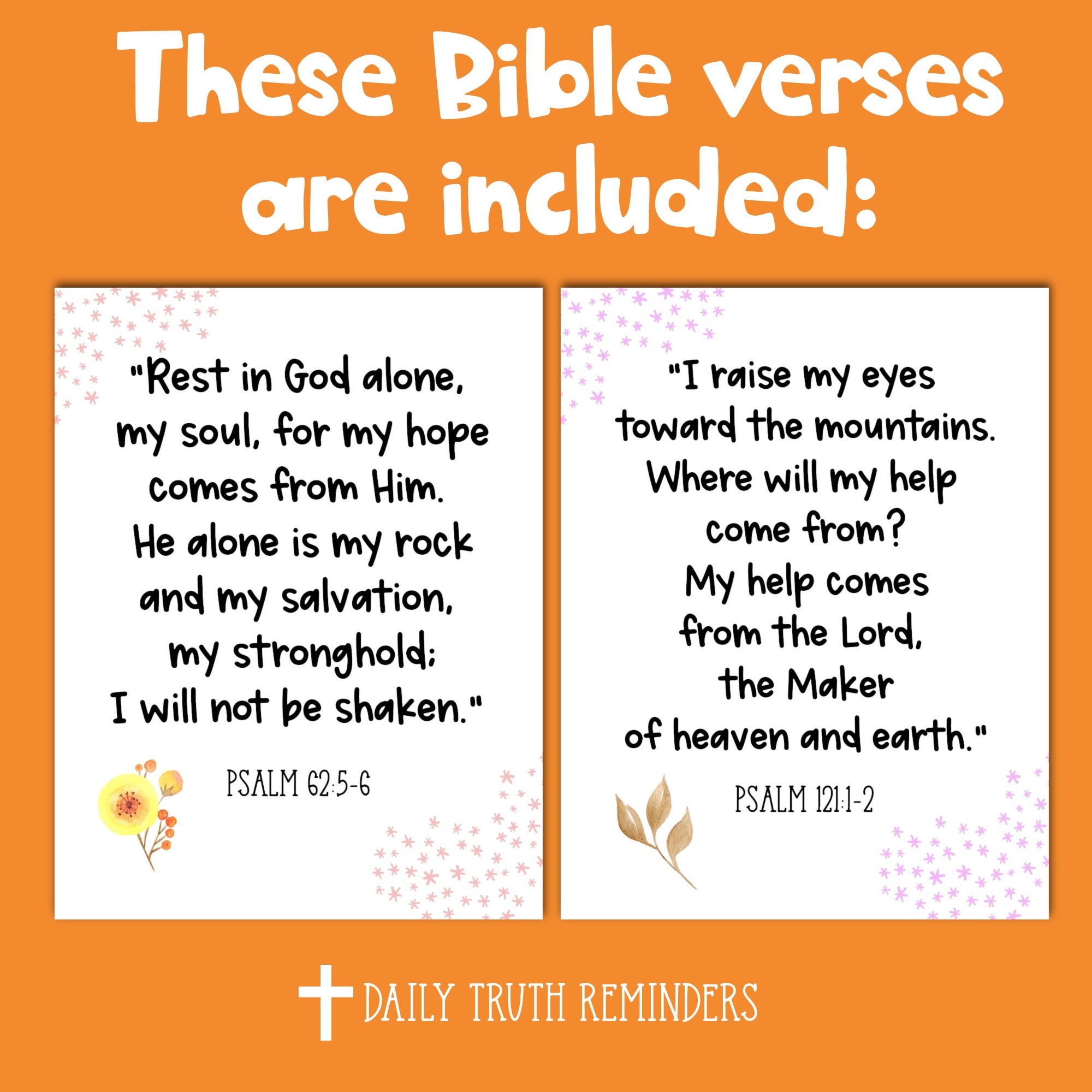 14 Full-page Printable Scriptures - Bible Verses to Print - Bible ...