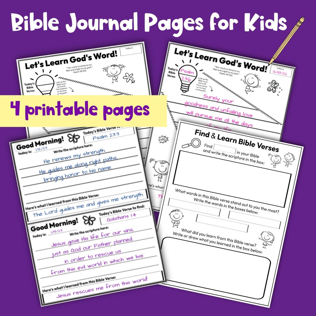 Learning Bible Verses Worksheets - Christian Worksheets to Download ...