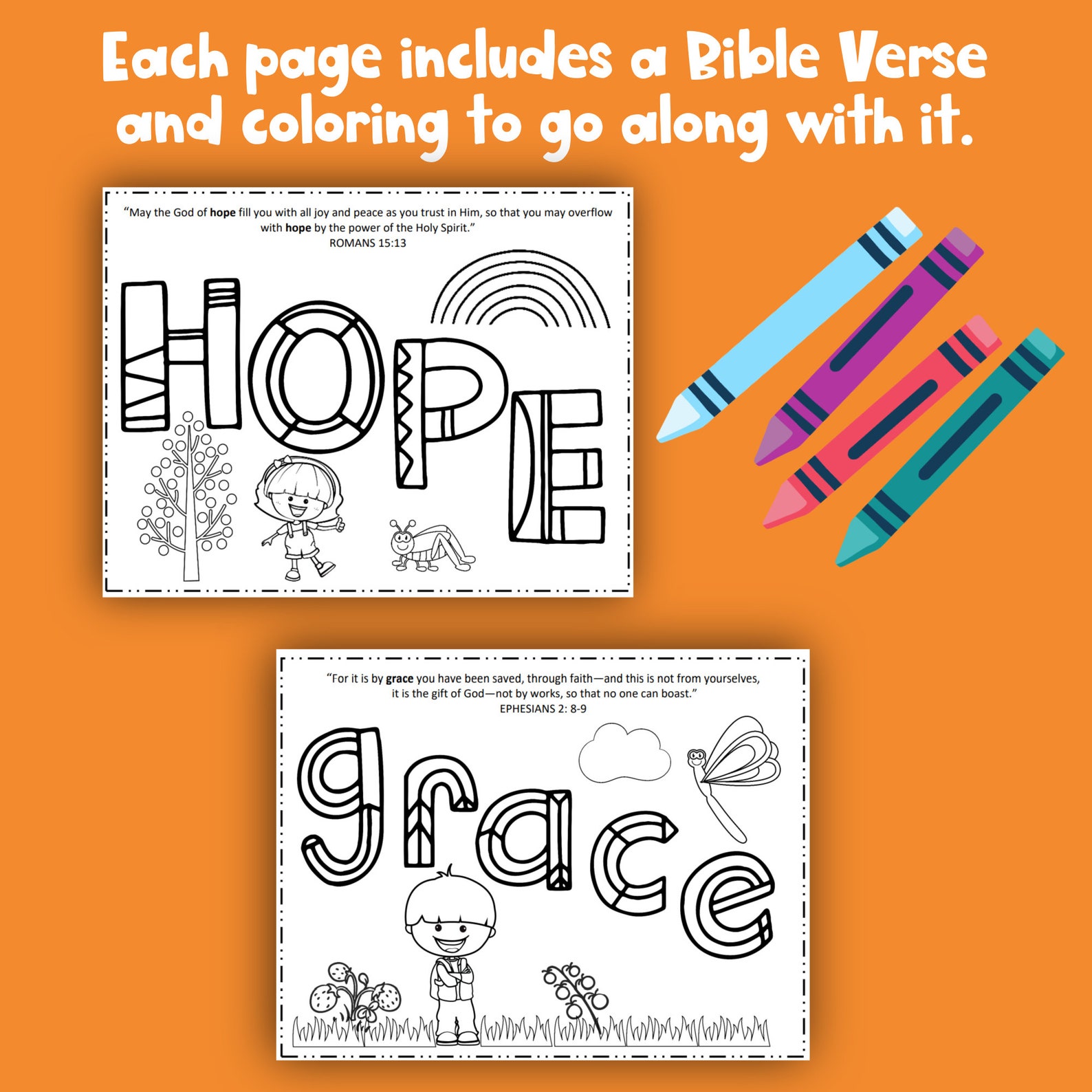 Bible Coloring Pages - Kids' Bible Activities - Bible Printables for ...