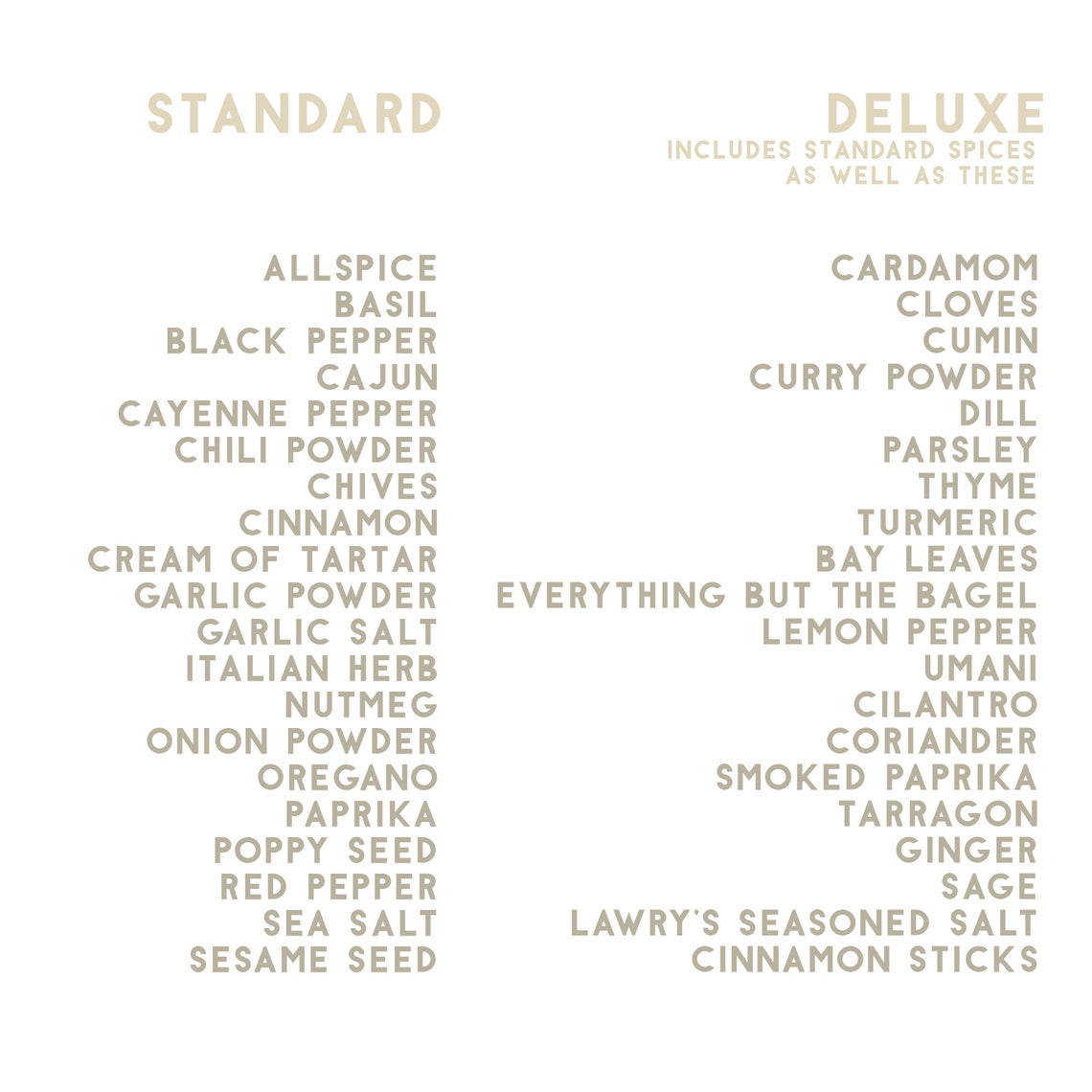Simple Spice Labels - Etsy