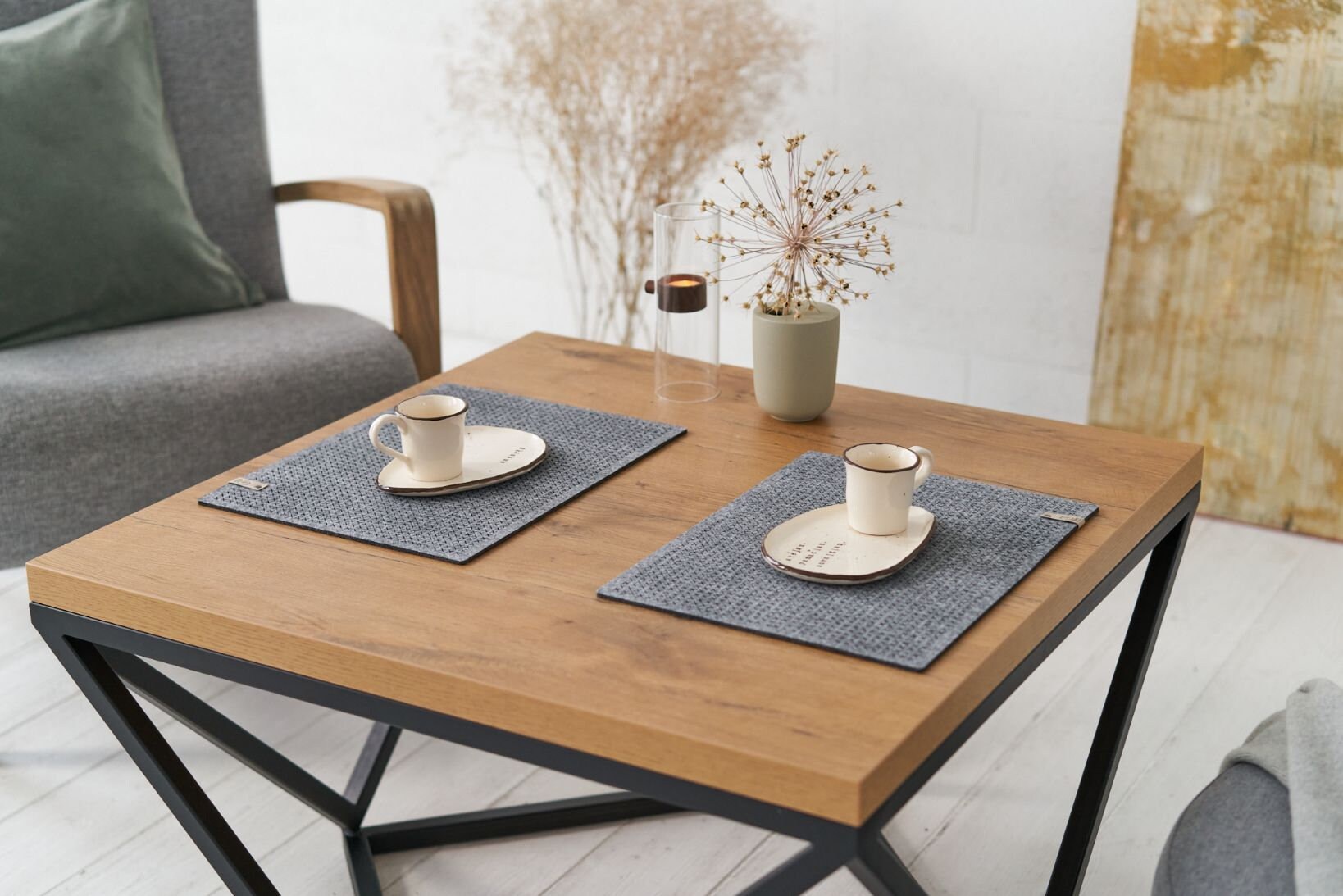 Manteles individuales rectangulares, mantel individual de fieltro ...