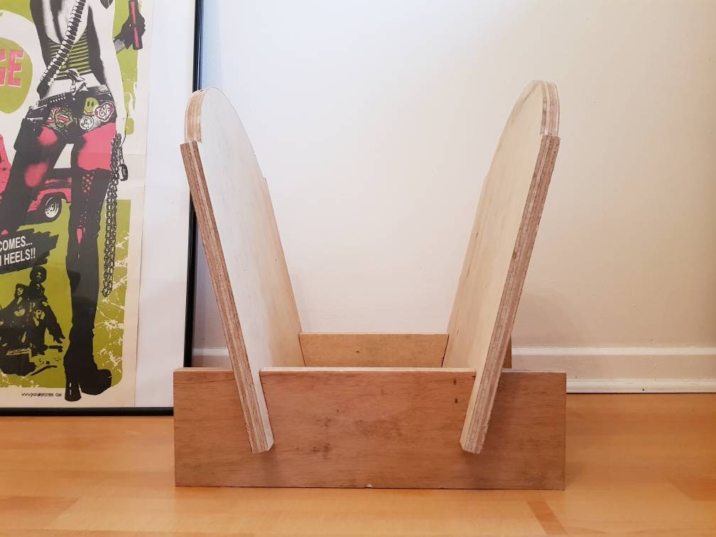 Vinyl Record Flip Rack - 60's Style Record Holder Handmade - Etsy